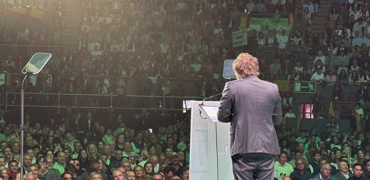 Panic show en España: crece la marca Milei en contra de la marca ...