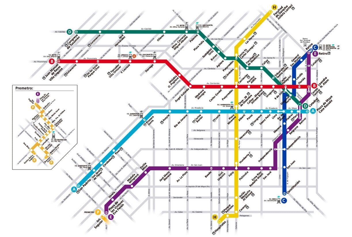 El subte, un caos de nombres: homenajes, confusión y poca plata puesta ...